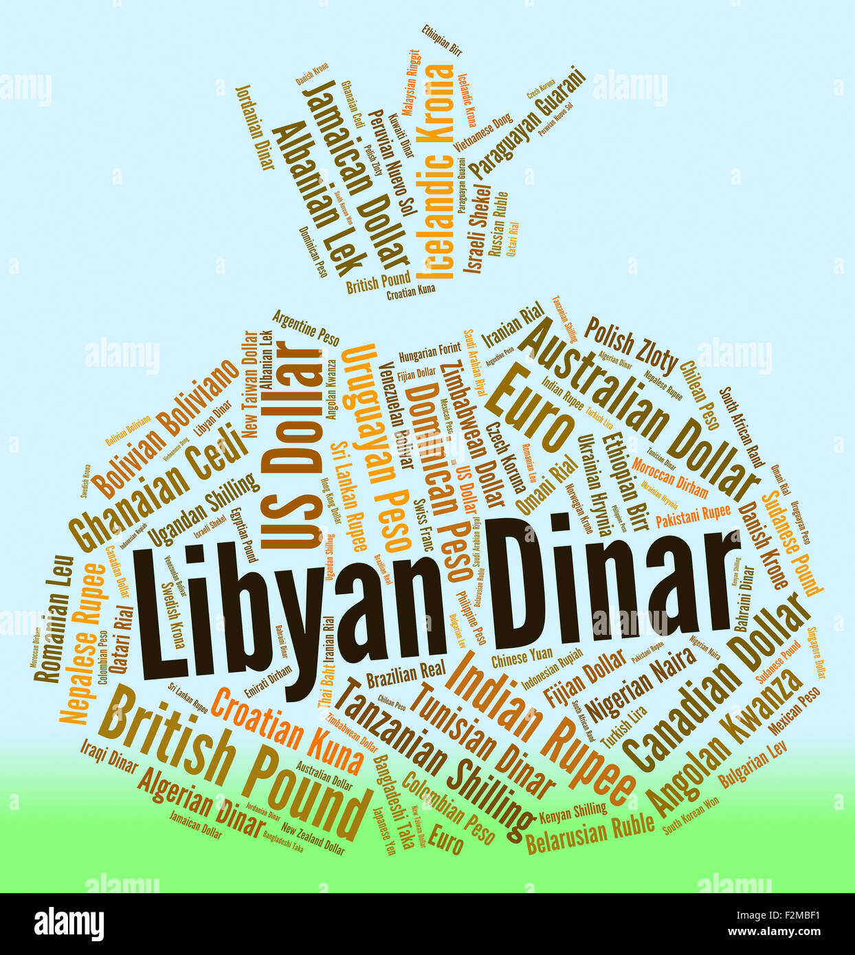 Libyan Dinar Indicating Foreign Currency And Banknotes Stock Photo - Alamy