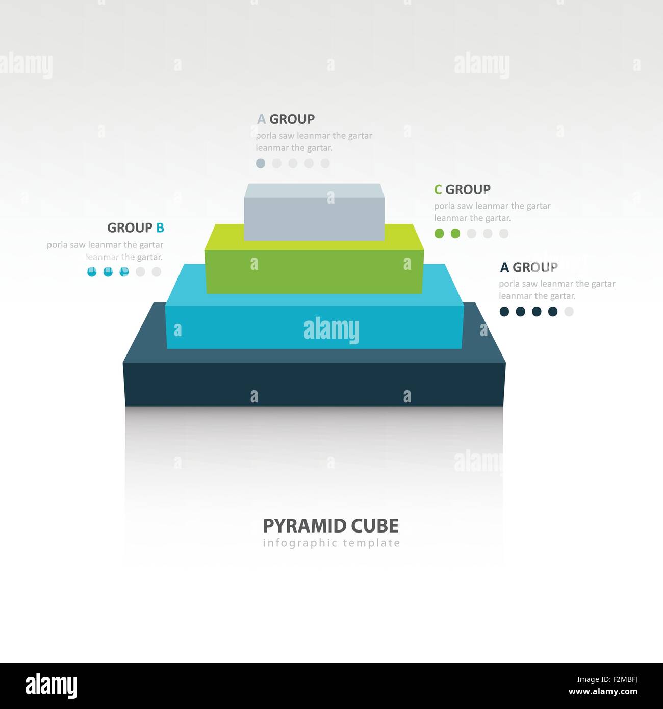 Business Infographics pyramid cube Stock Vector Image & Art - Alamy