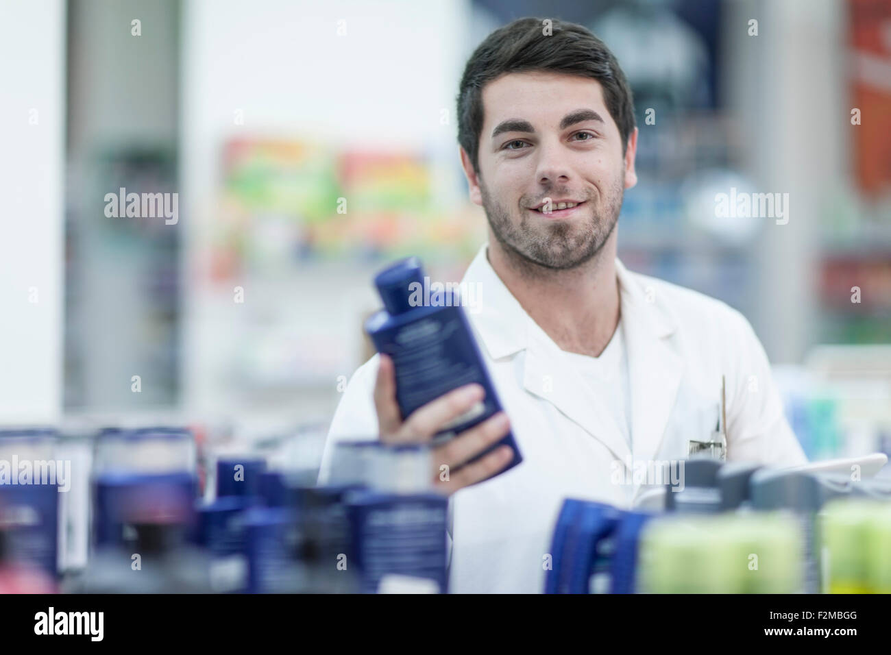 Pharmacist taking stock drugstore hi-res stock photography and images ...