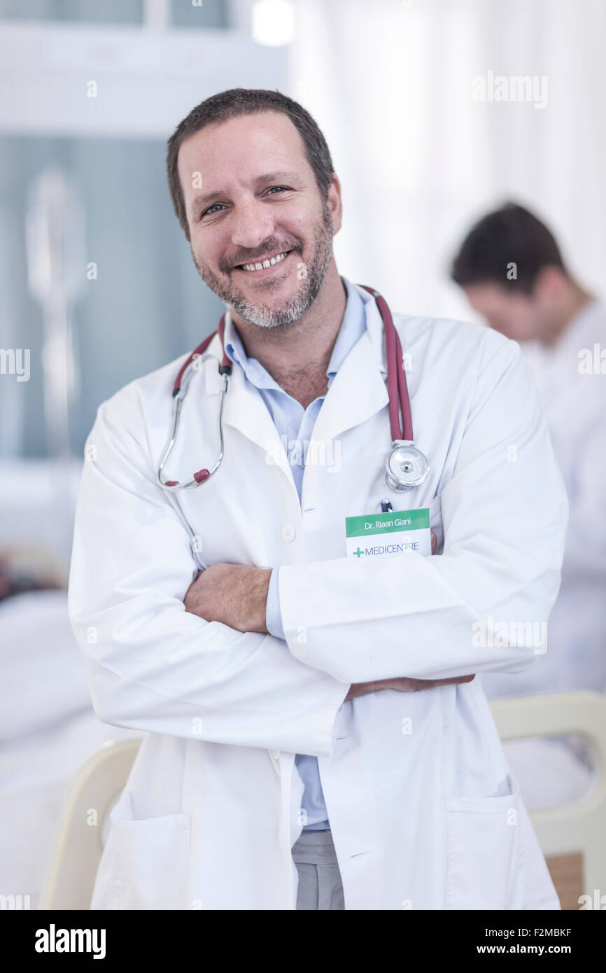Portrait of confident doctor Stock Photo - Alamy
