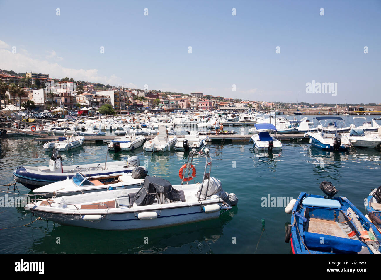 The harbour in Aci Trezza, Sicily, Italy Stock Photo - Alamy
