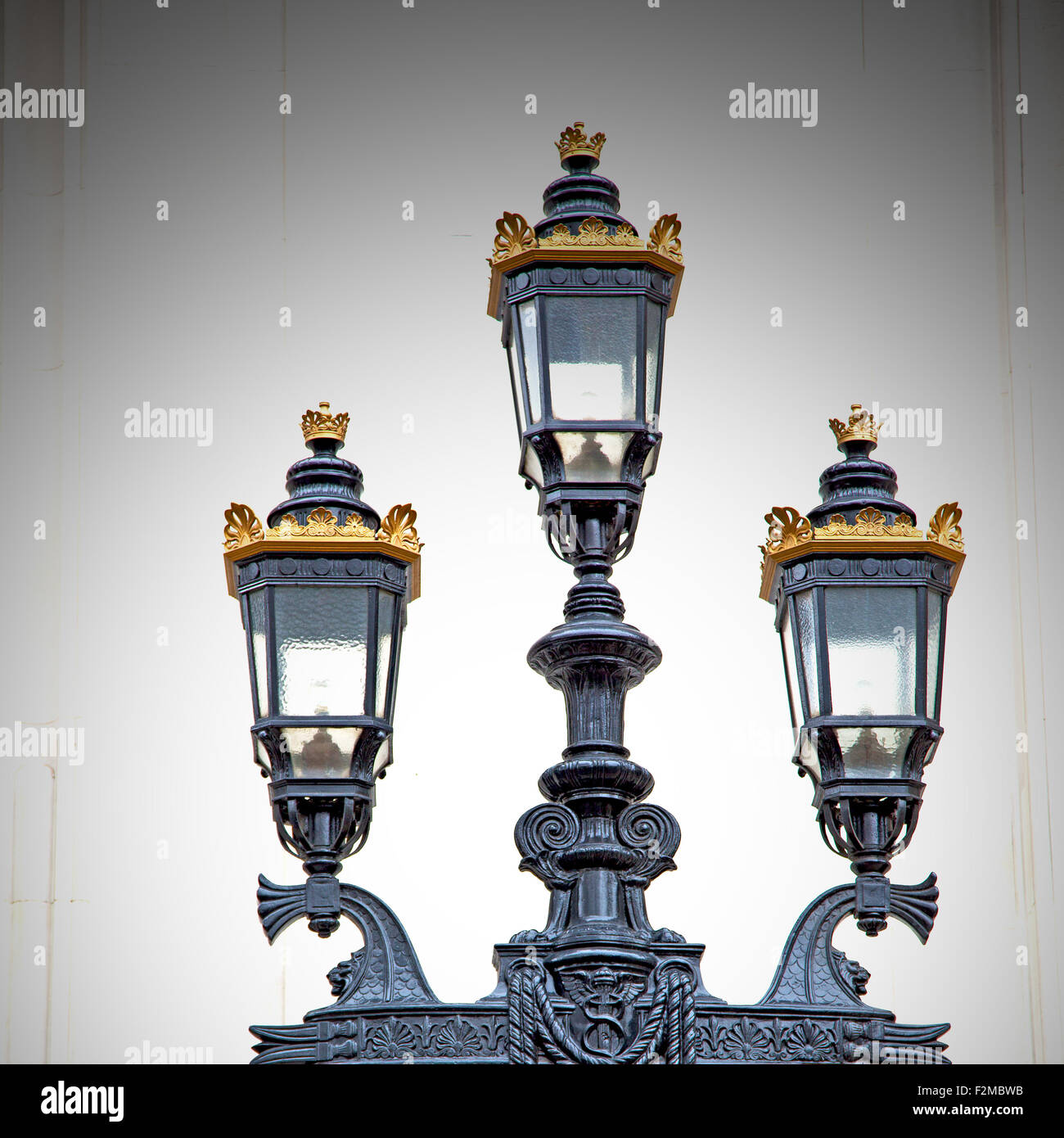 europe in the wall of london lantern and abstract illumination Stock ...