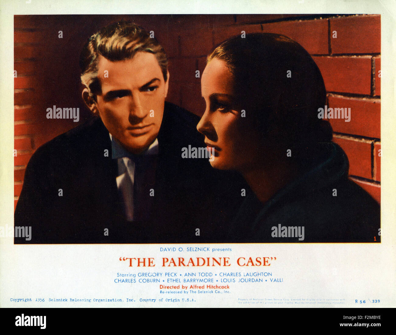 Paradine Case, The - Movie Poster Stock Photo - Alamy
