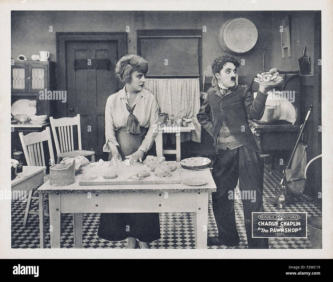 Pawnshop, The (1916) - Movie Poster Stock Photo - Alamy