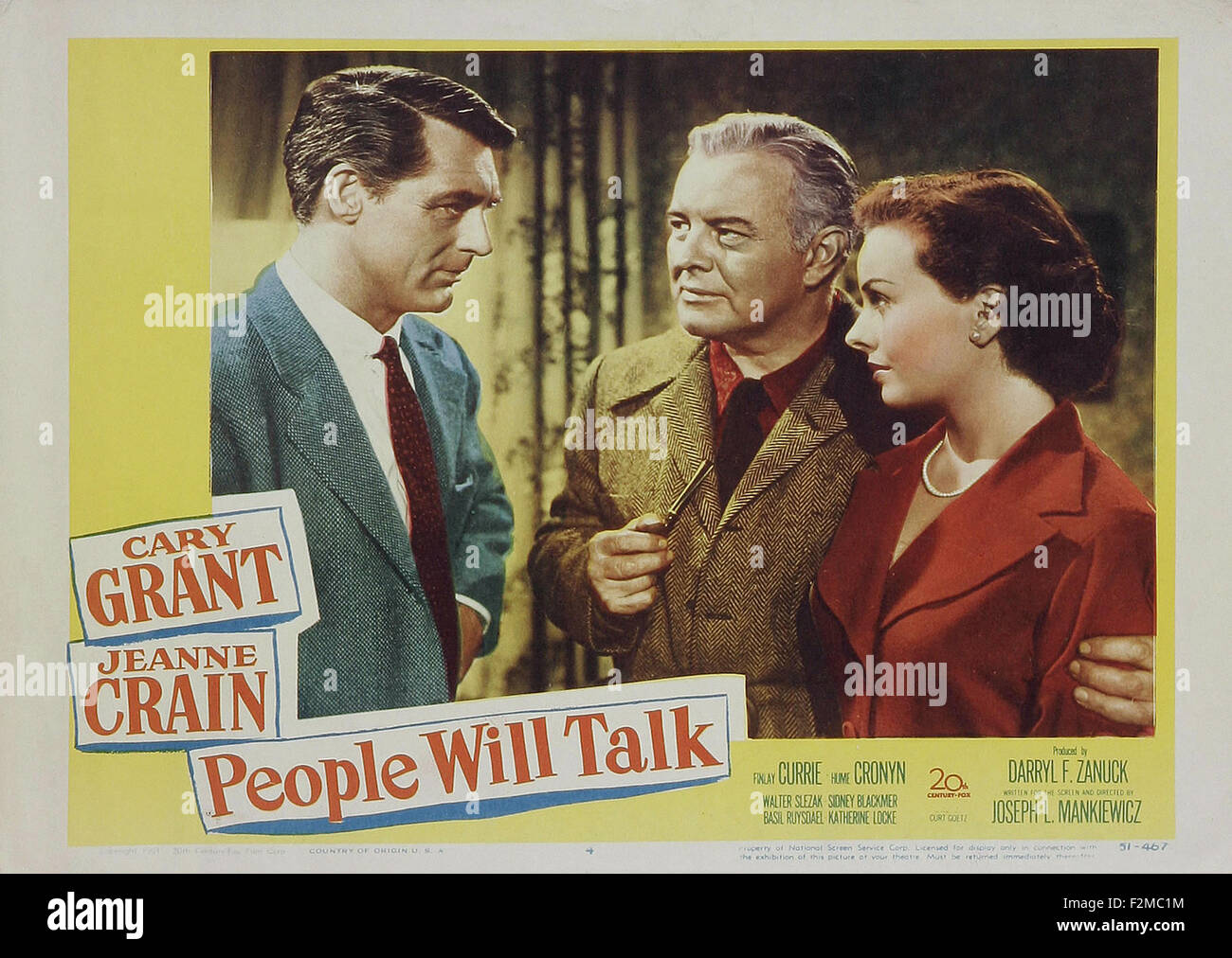 People Will Talk (1951) - Movie Poster Stock Photo - Alamy