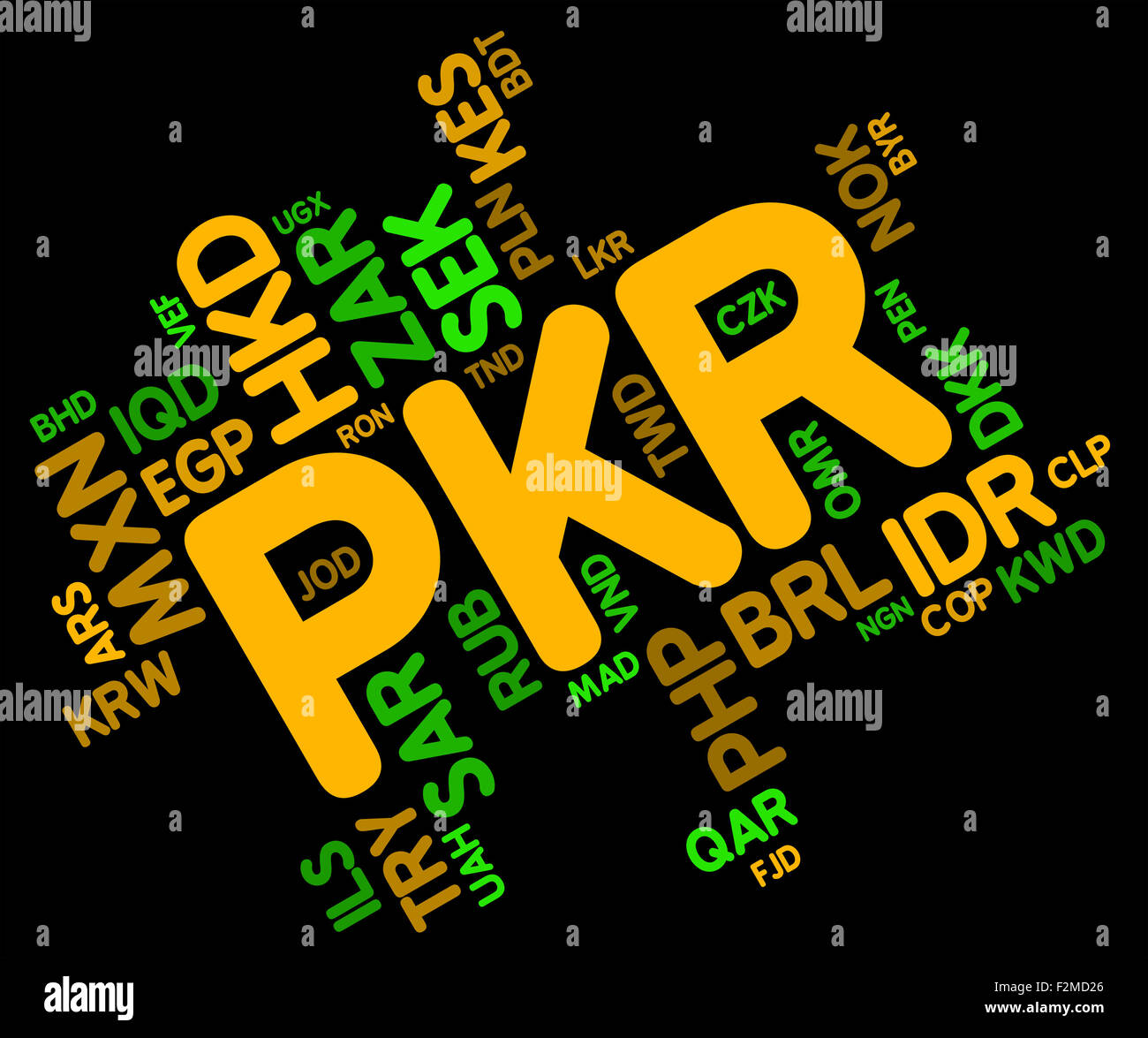 Pkr Currency Meaning Foreign Exchange And Market Stock Photo - Alamy