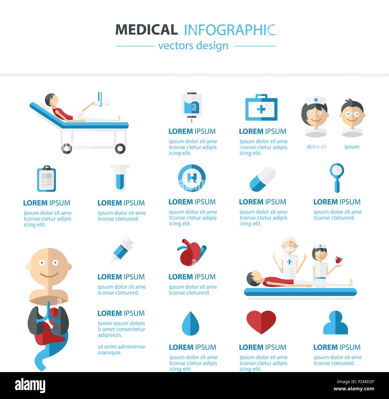 Vector Medical and health Infographics concept Stock Vector Image & Art ...