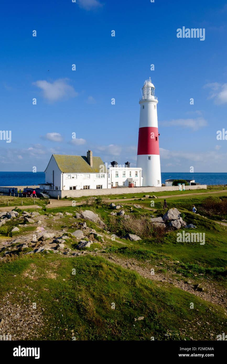 Portland Bill Lighthouse is a functioning lighthouse at Portland Bill ...