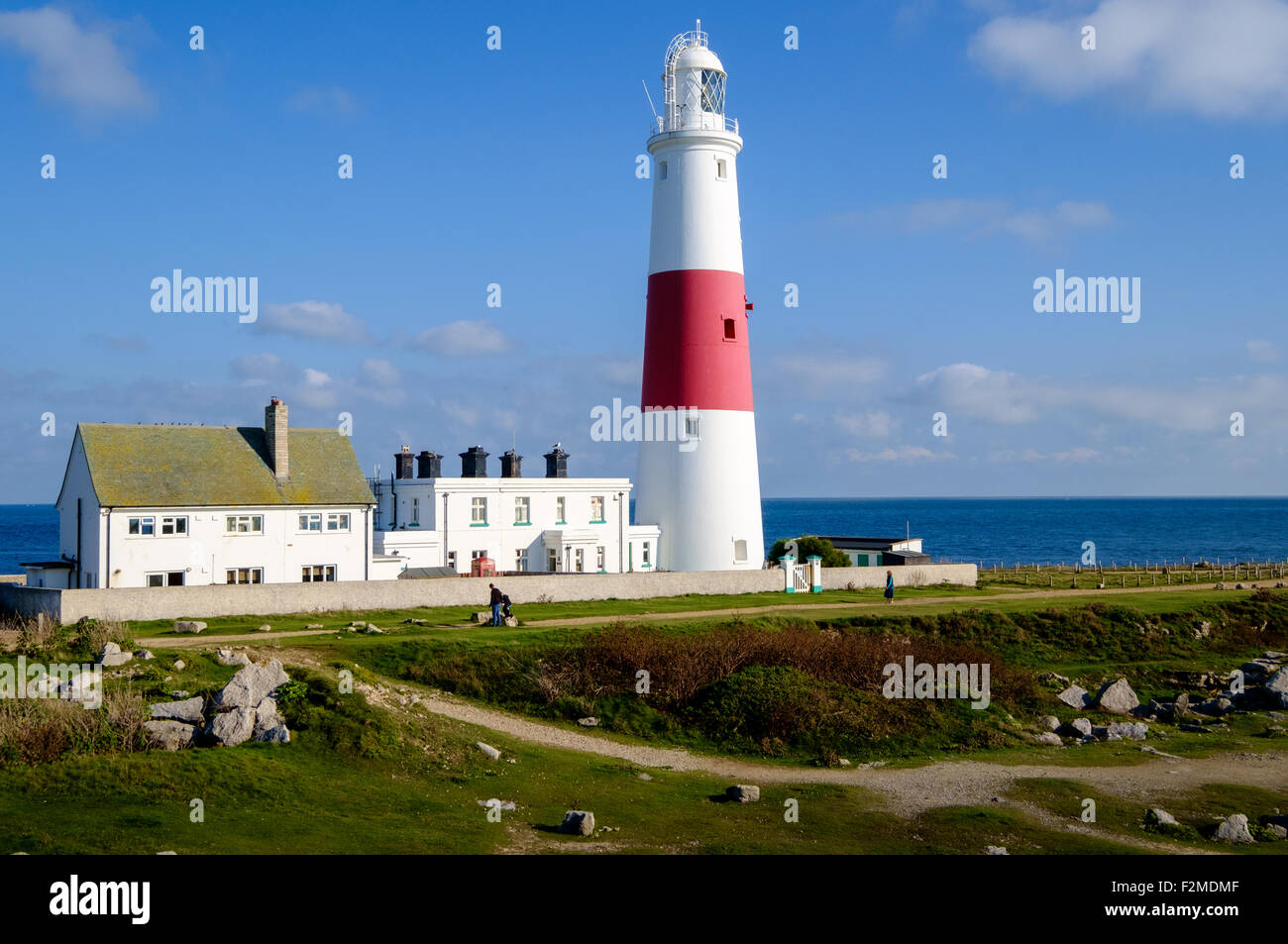 Portland Bill Lighthouse is a functioning lighthouse at Portland Bill ...