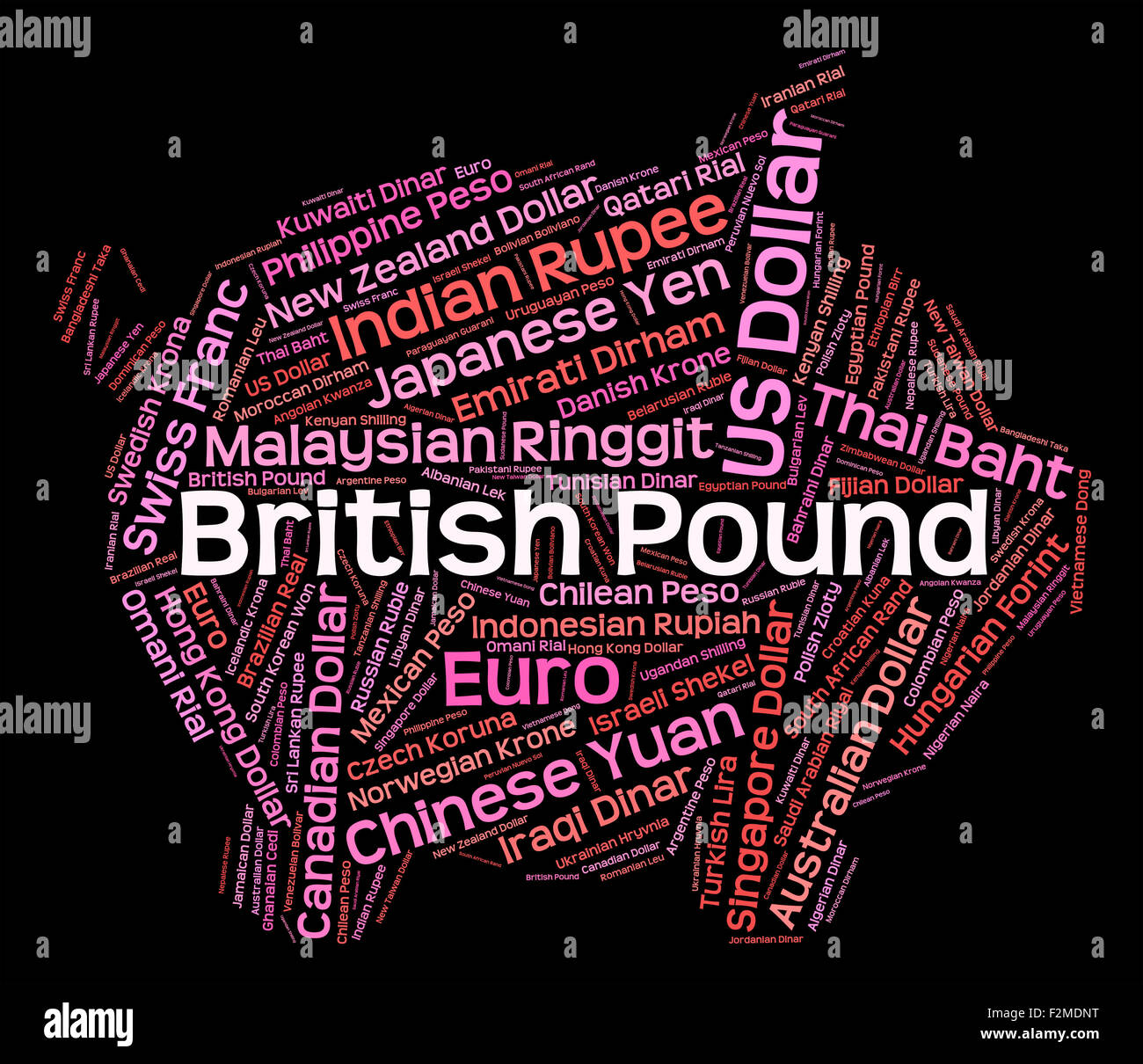 British Pound Meaning Foreign Exchange And Coin Stock Photo - Alamy
