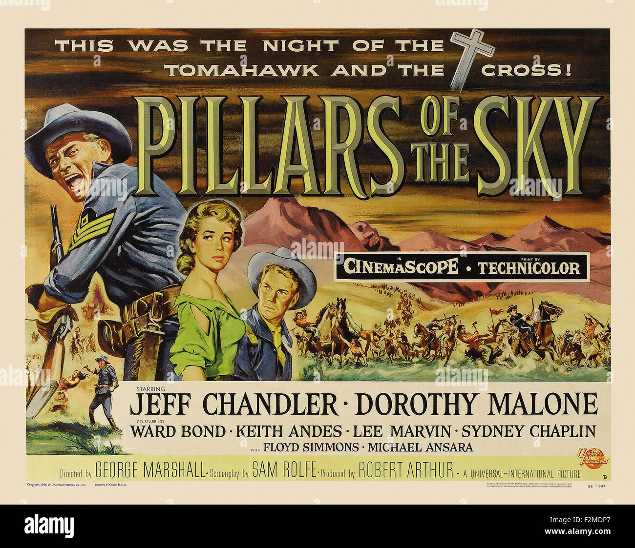 Pillars of the Sky - Movie Poster Stock Photo - Alamy