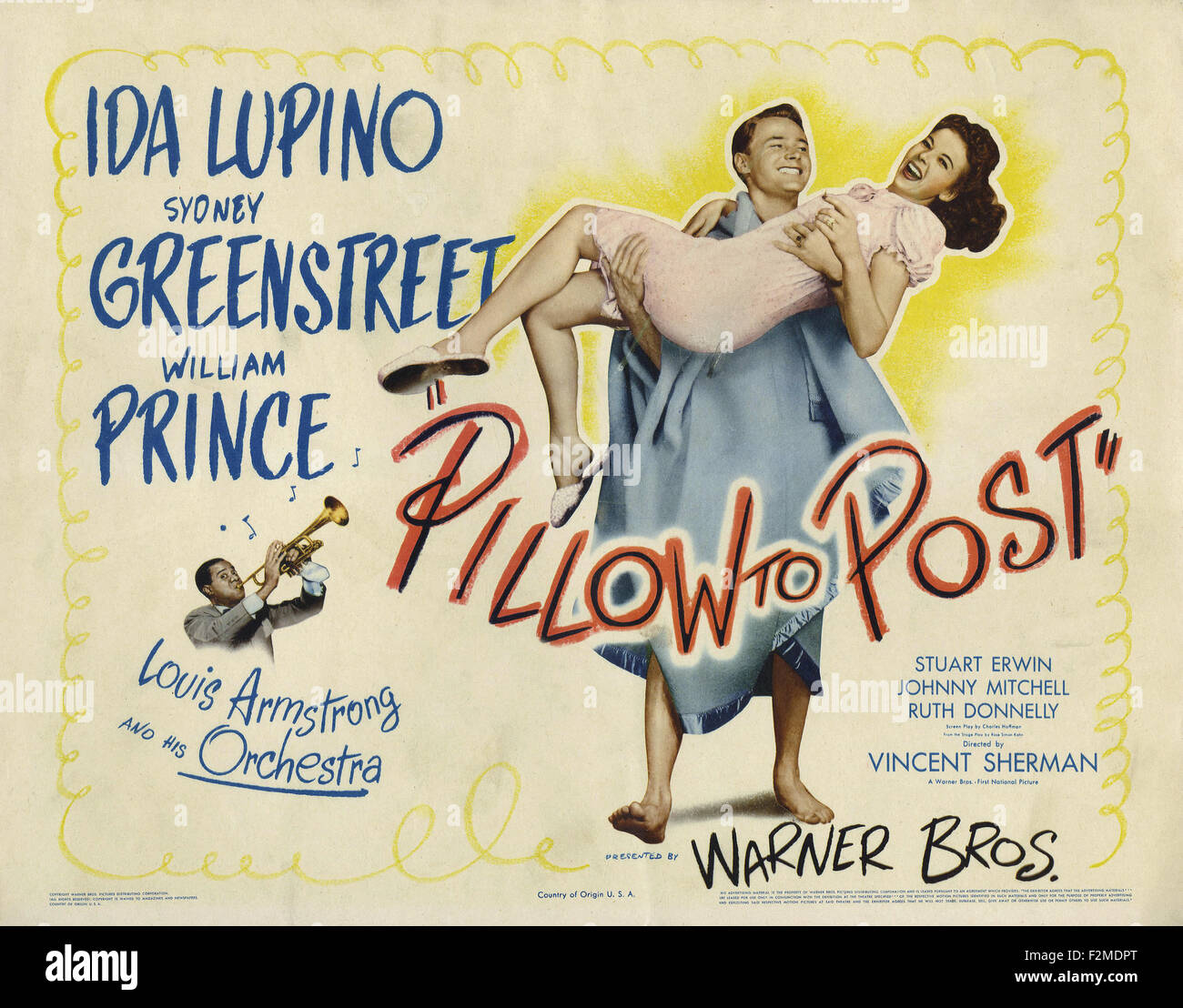 Pillow to Post - Movie Poster Stock Photo - Alamy