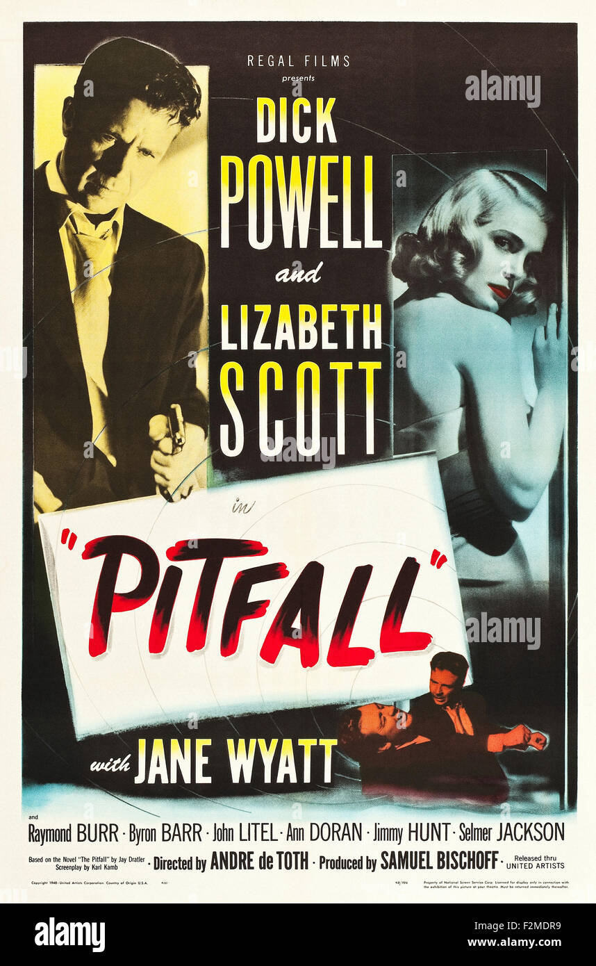 Pitfall (1948) - Movie Poster Stock Photo - Alamy
