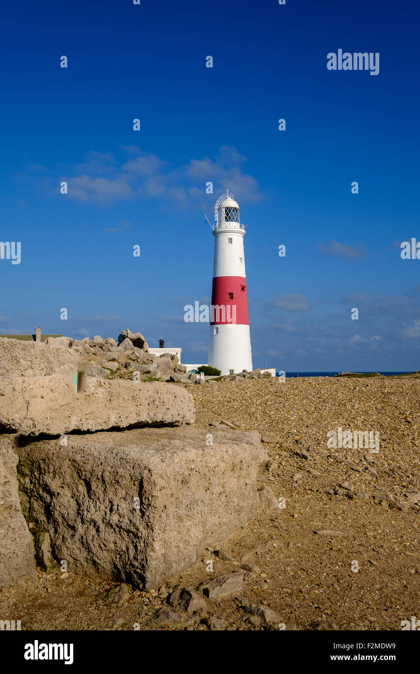 Portland Bill Lighthouse is a functioning lighthouse at Portland Bill ...