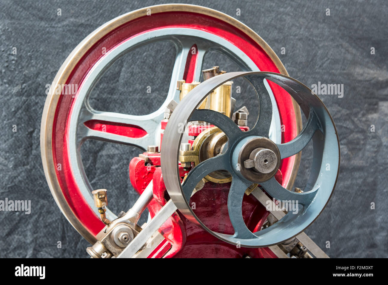 Detail of the Stewart Engine on display at Crossness Sewage Pumping ...