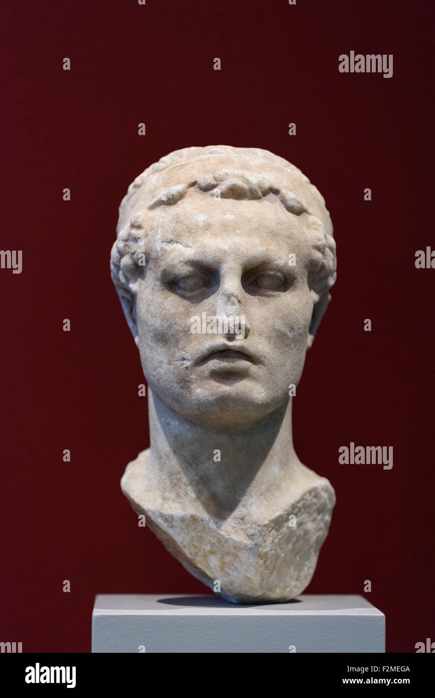 Berlin. Germany. Portrait of King Antiochus IV Epiphanes of Syria ...