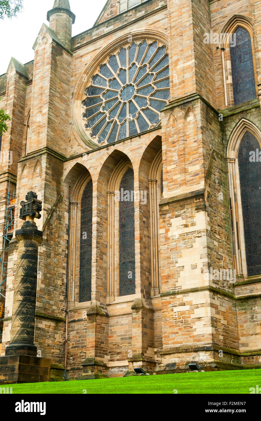 Stained glass window durham cathedral hi-res stock photography and ...