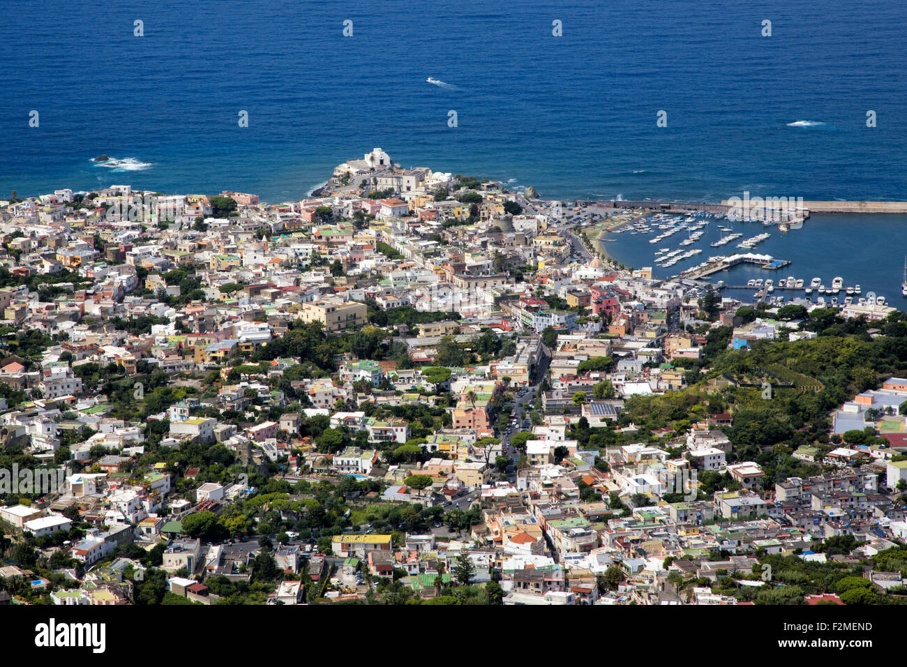 Ischia (Napoli, Italia) -Trekking route of Mount Epomeo Stock Photo - Alamy