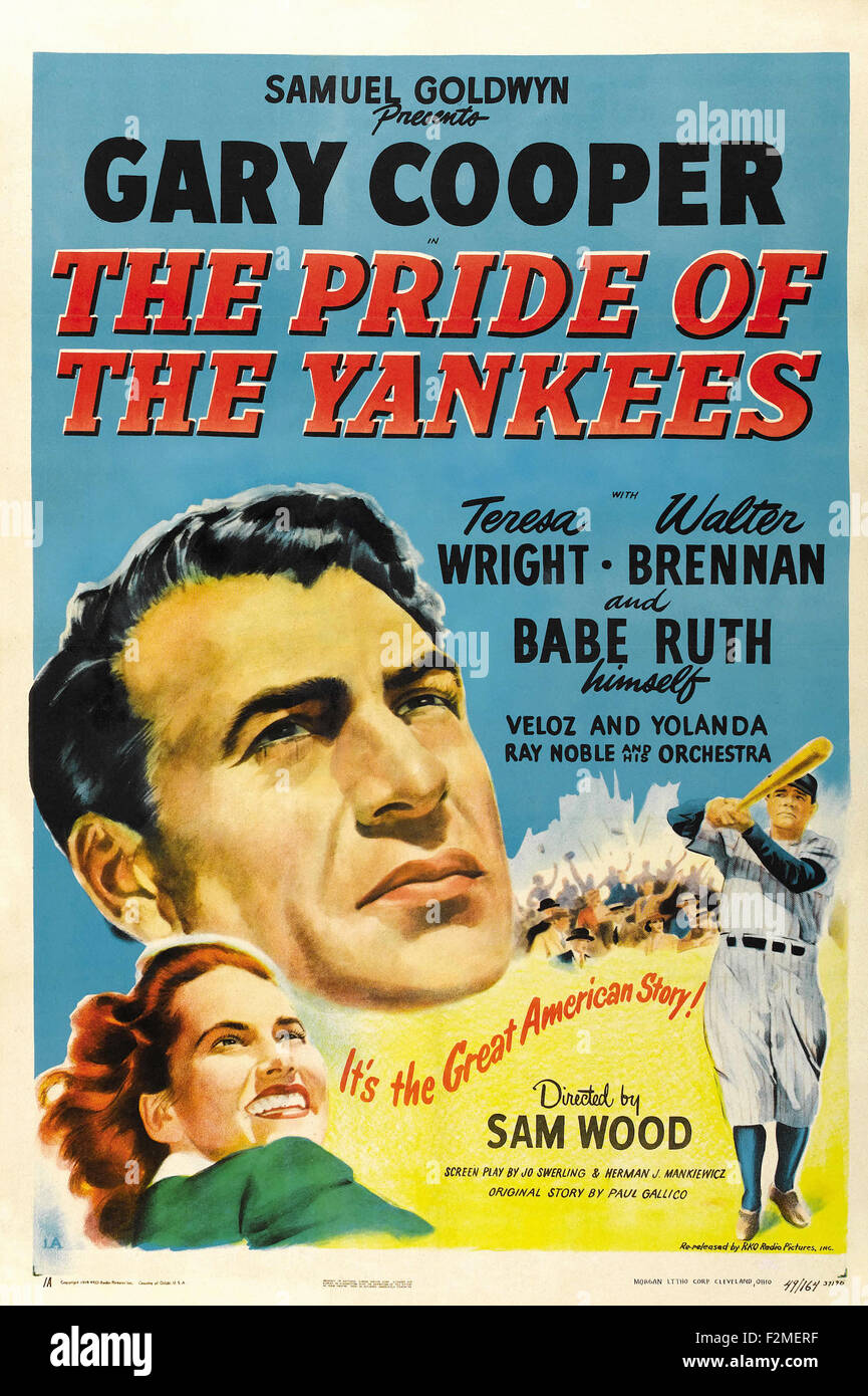Pride of the Yankees, The - Movie Poster Stock Photo - Alamy