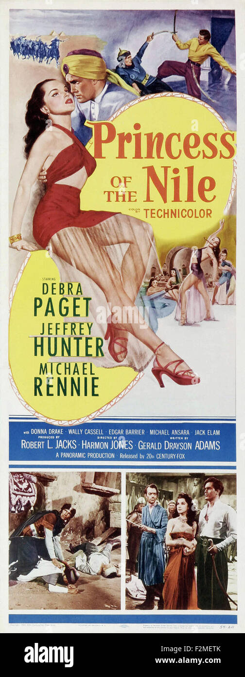 Princess of the Nile - Movie Poster Stock Photo - Alamy