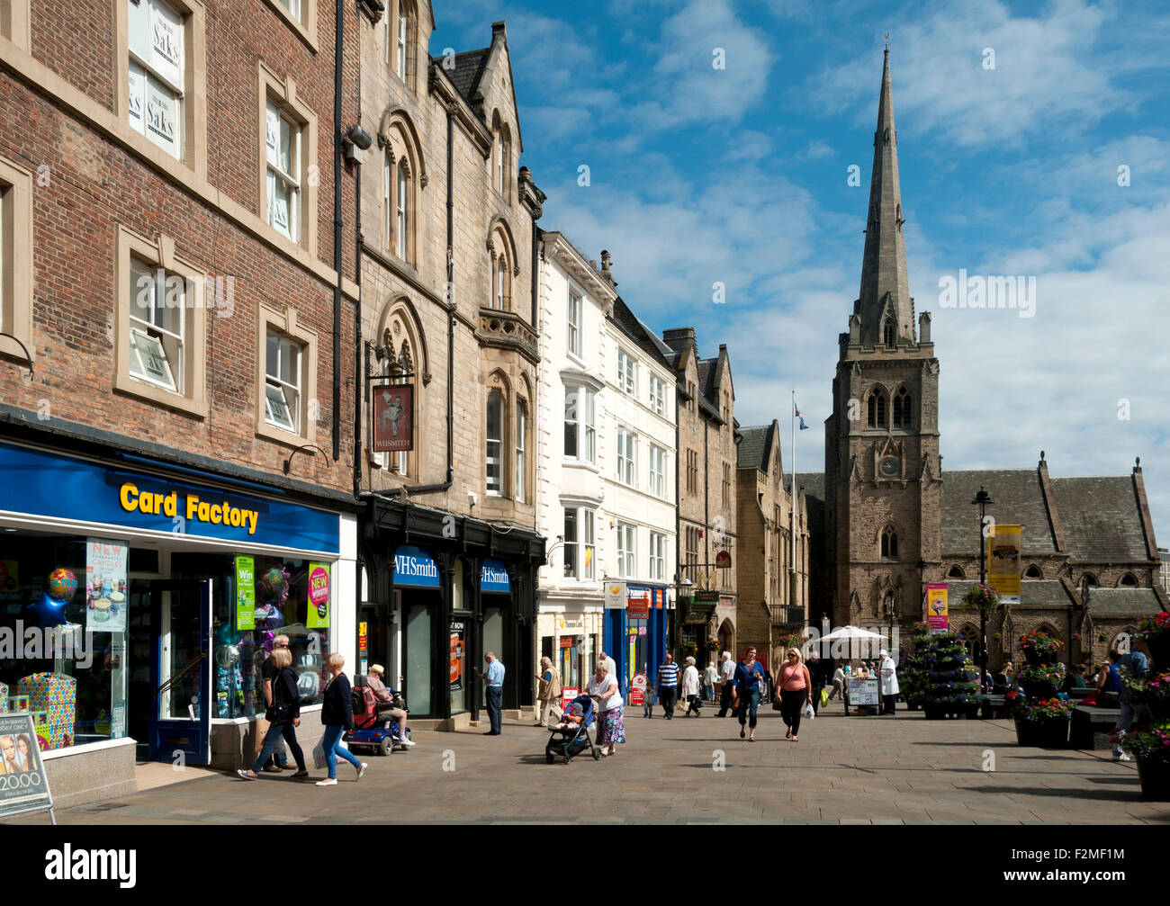 Durham city market place hi-res stock photography and images - Alamy