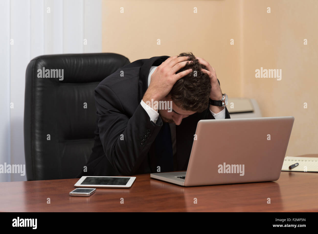 Problems work upset young hi-res stock photography and images - Alamy