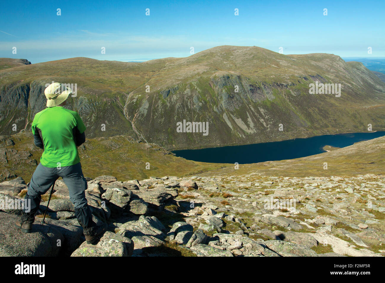 Cairn Gorm and Loch Avon from Beinn Mheadhoin, Cairngorm National Park ...
