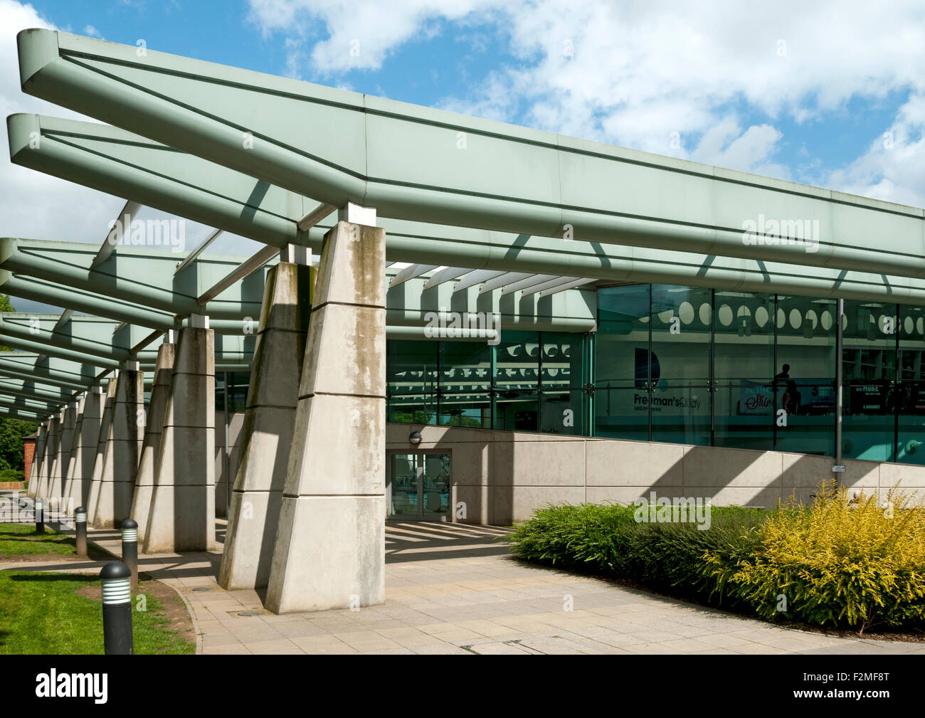 Freemans Quay Leisure Centre building, Durham, England, UK. Architects ...
