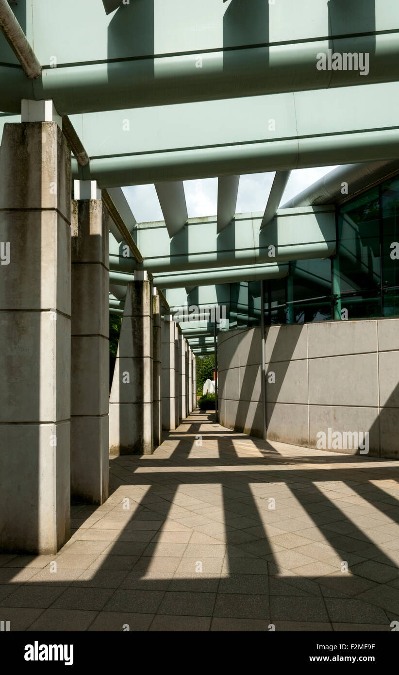 Freemans Quay Leisure Centre building, Durham, England, UK. Architects ...