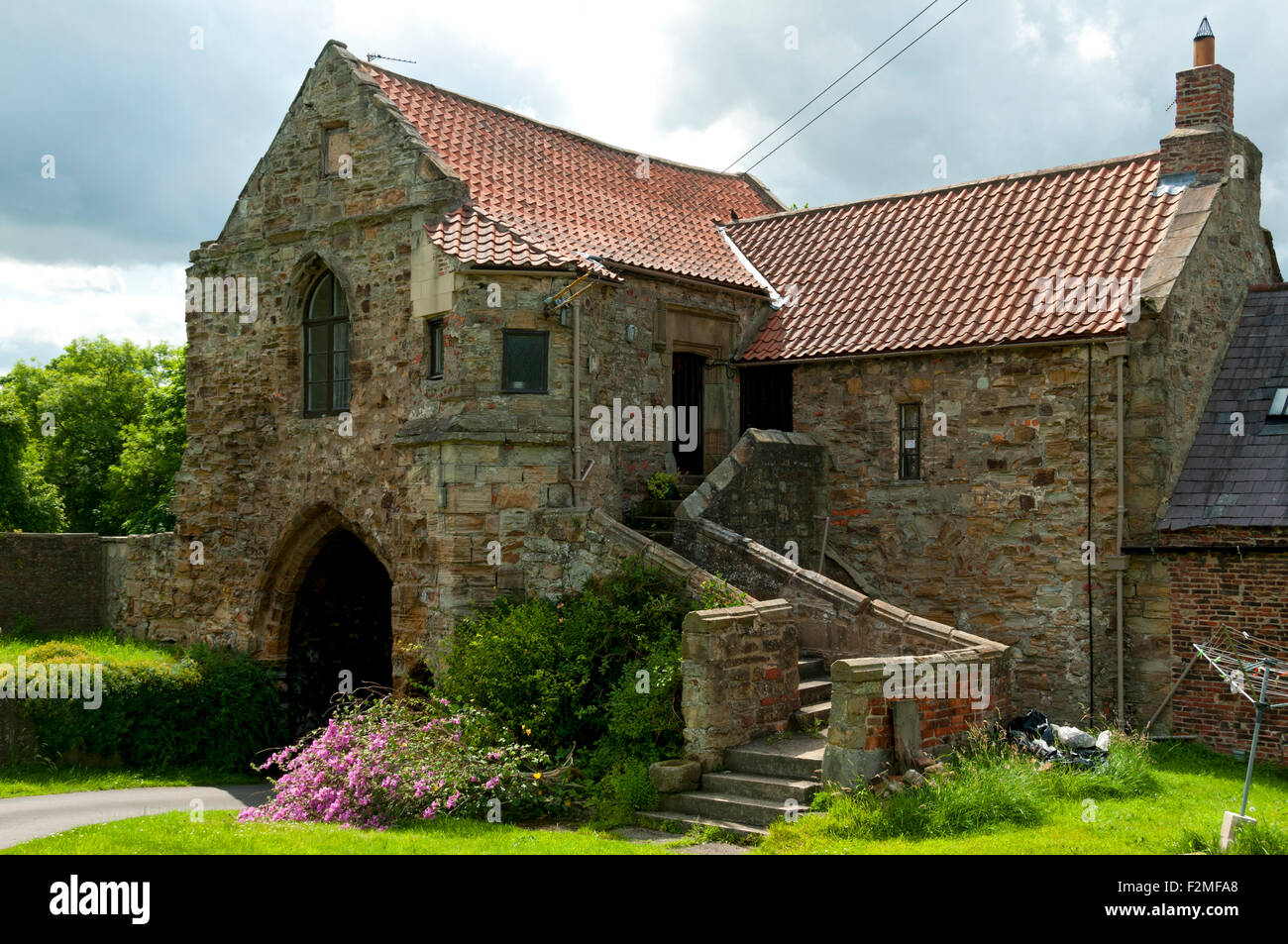 The gatehouse of the former Kepier Hospital (Hospital of St Giles of ...