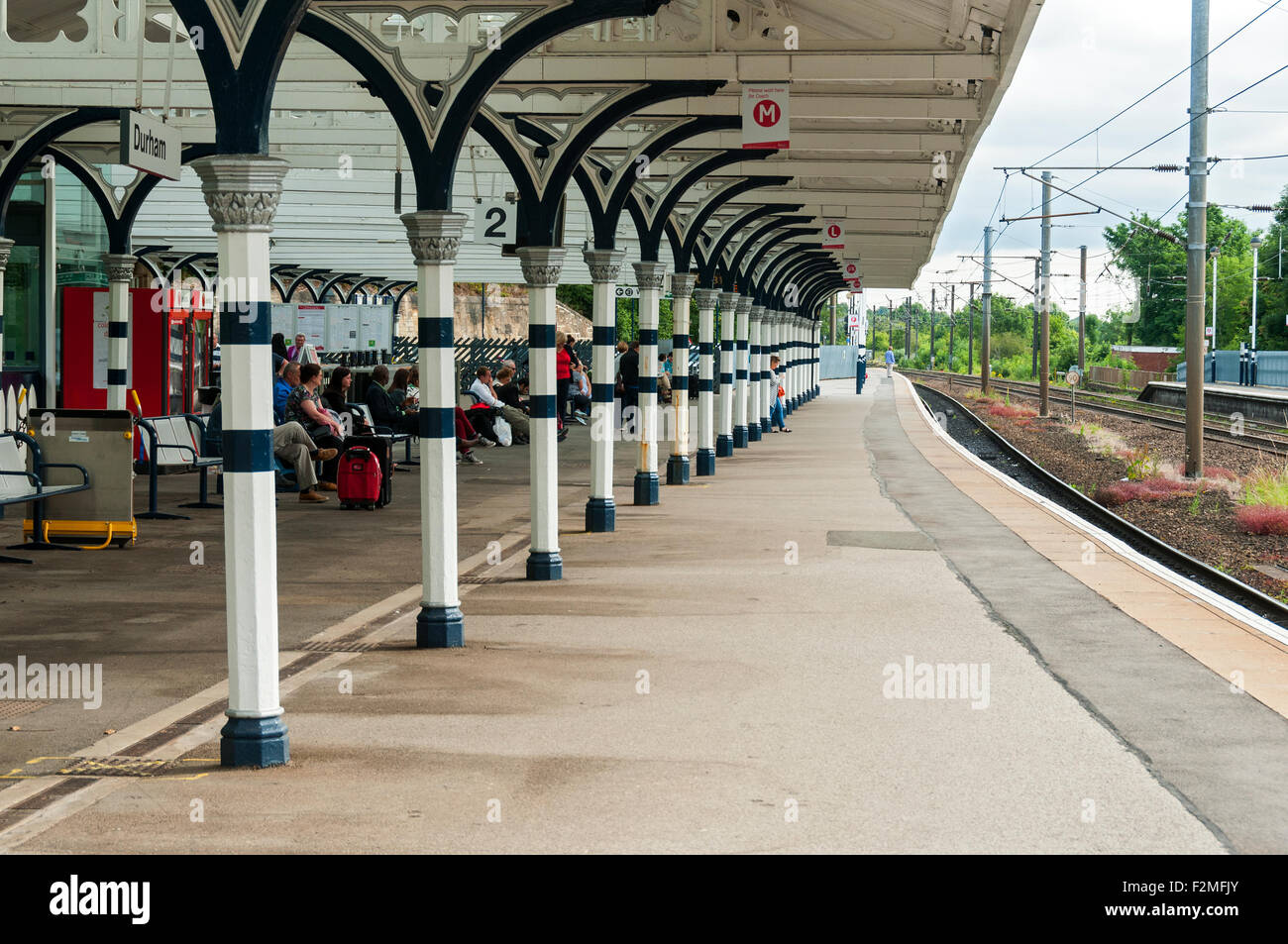 Durham railway station, Durham City, England, UK Stock Photo - Alamy