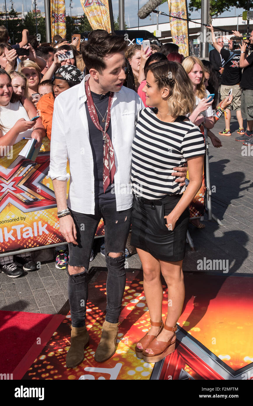 X Factor auditions at the Wembley Arena - Arrivals. Featuring: Nick ...