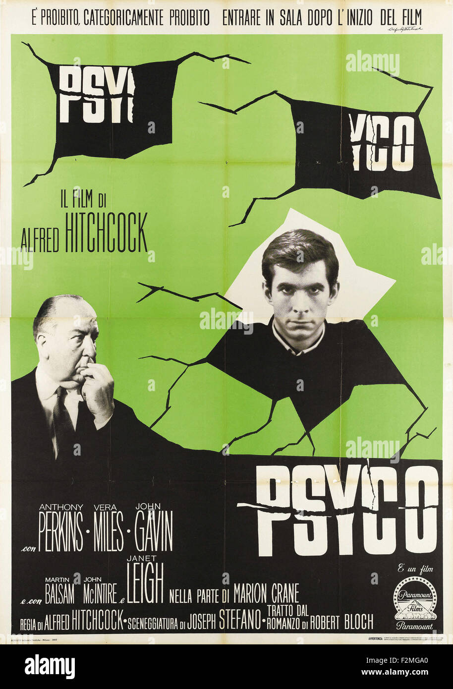 Psycho - Movie Poster Stock Photo - Alamy