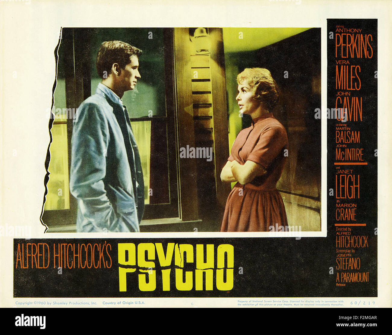 Psycho - Movie Poster Stock Photo - Alamy