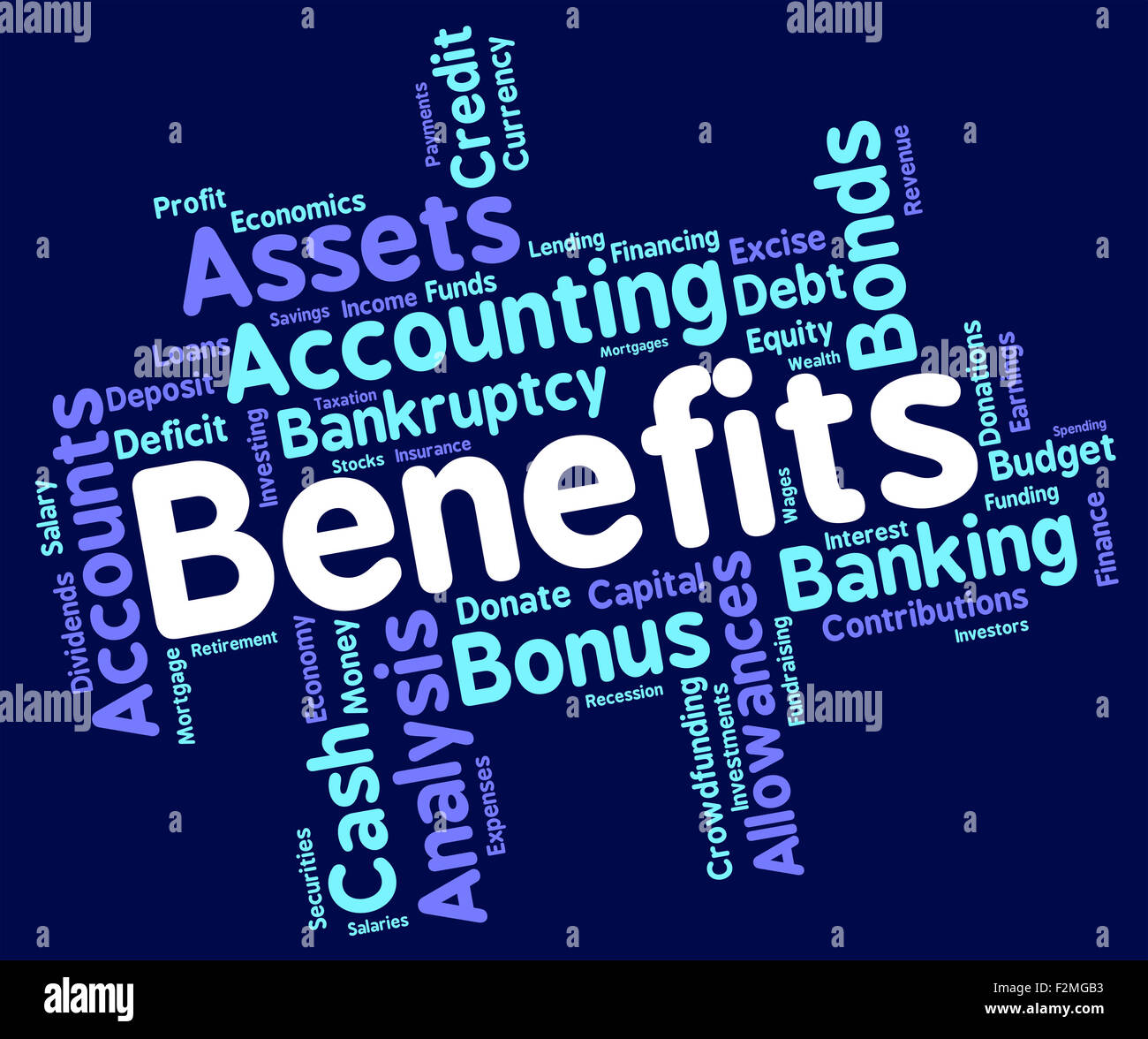 Benefits word hi-res stock photography and images - Alamy