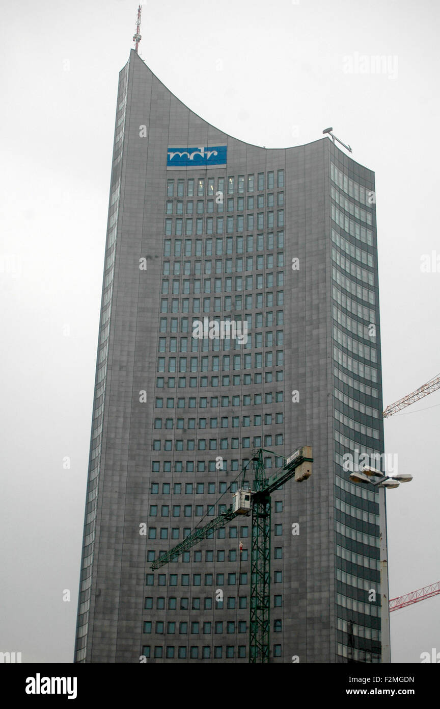 der "Backenzahn", ein Hochhaus, Leipzig Stock Photo - Alamy