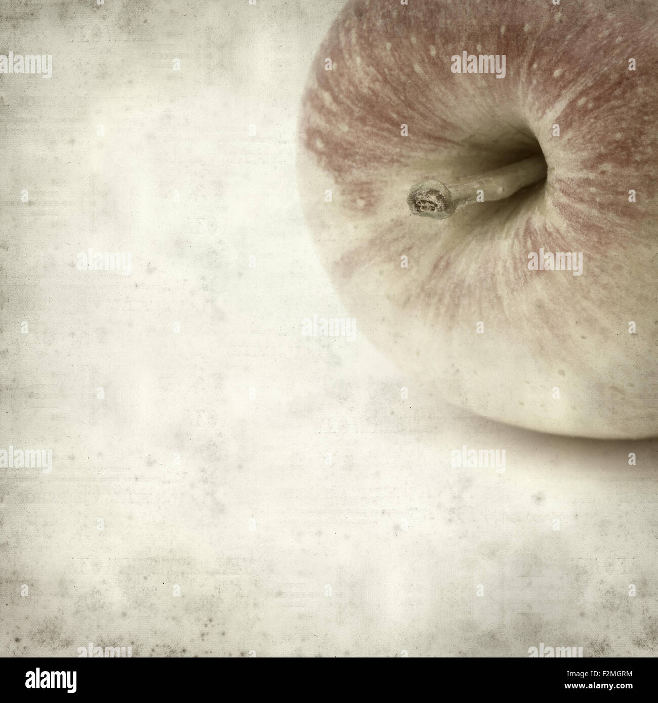 textured old paper background with apples Stock Photo - Alamy