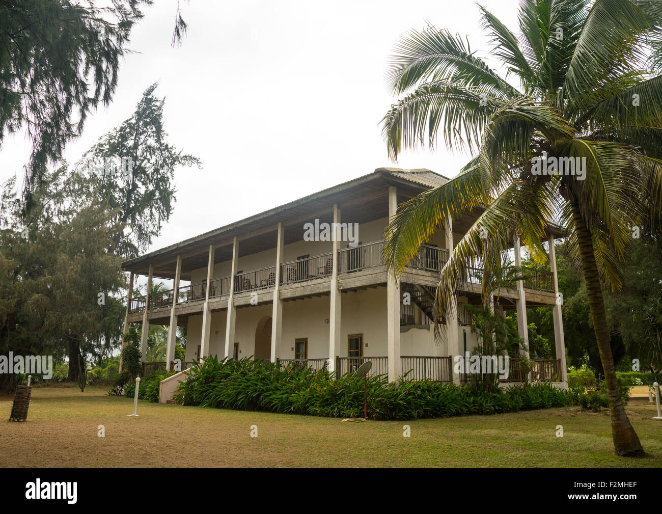 Benin, West Africa, Grand-Popo, auberge de grand-popo Stock Photo - Alamy