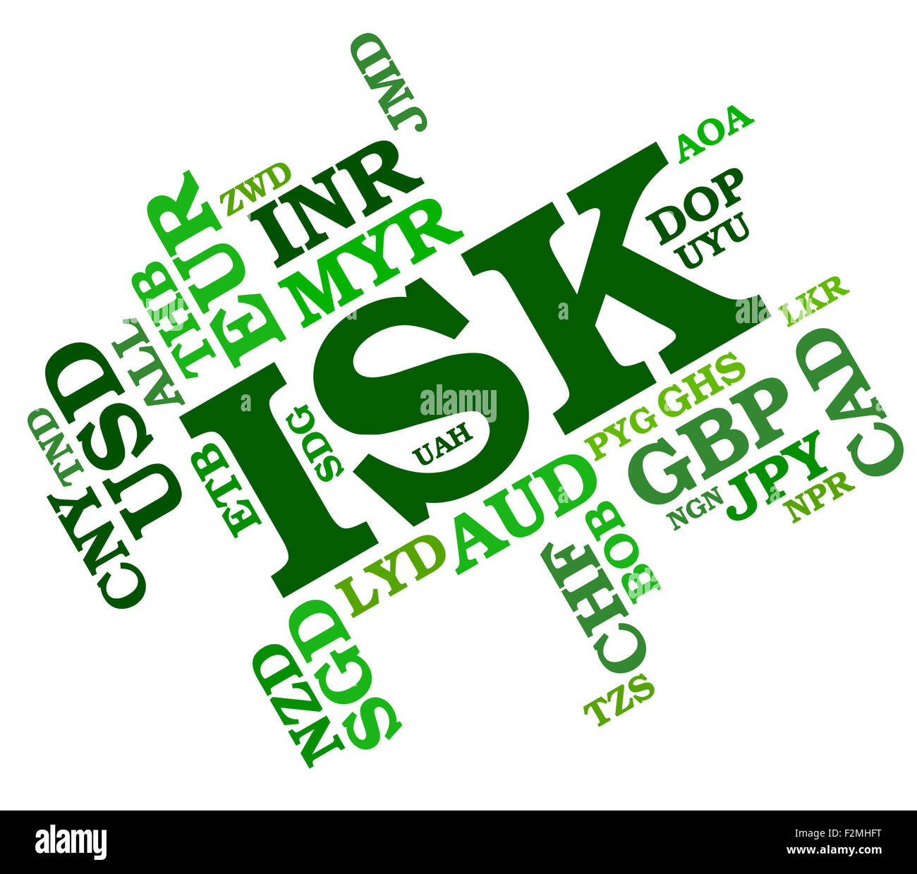 Isk Currency Representing Forex Trading And Icelandic Stock Photo - Alamy