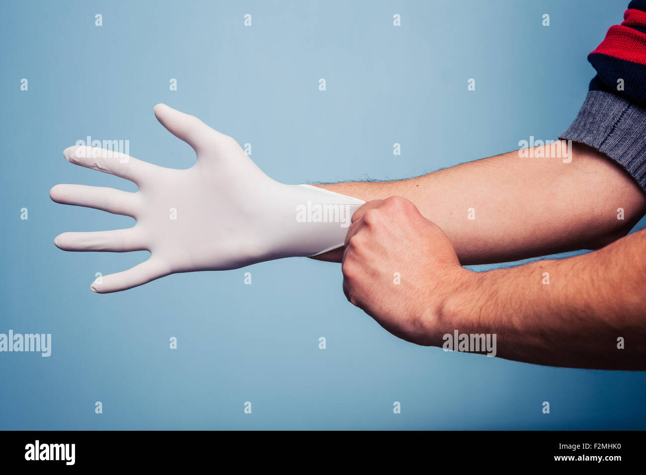 Latex glove stretch hi-res stock photography and images - Alamy