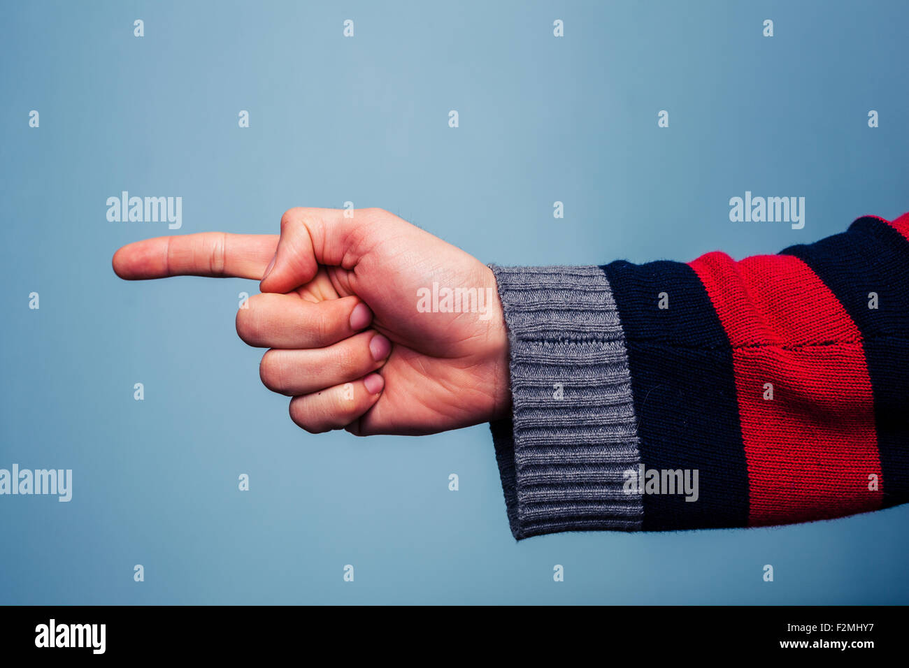 Finger pointing hi-res stock photography and images - Alamy