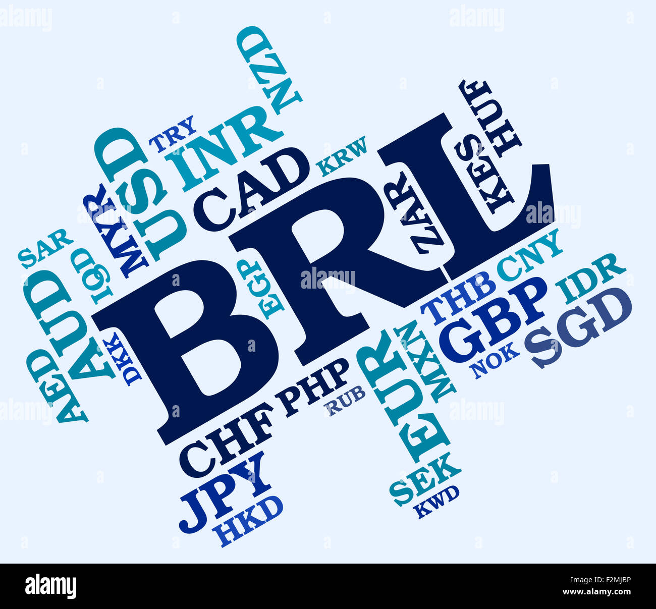 Currency Forex Indicating Brazil Real And Exchange Stock Photo - Alamy