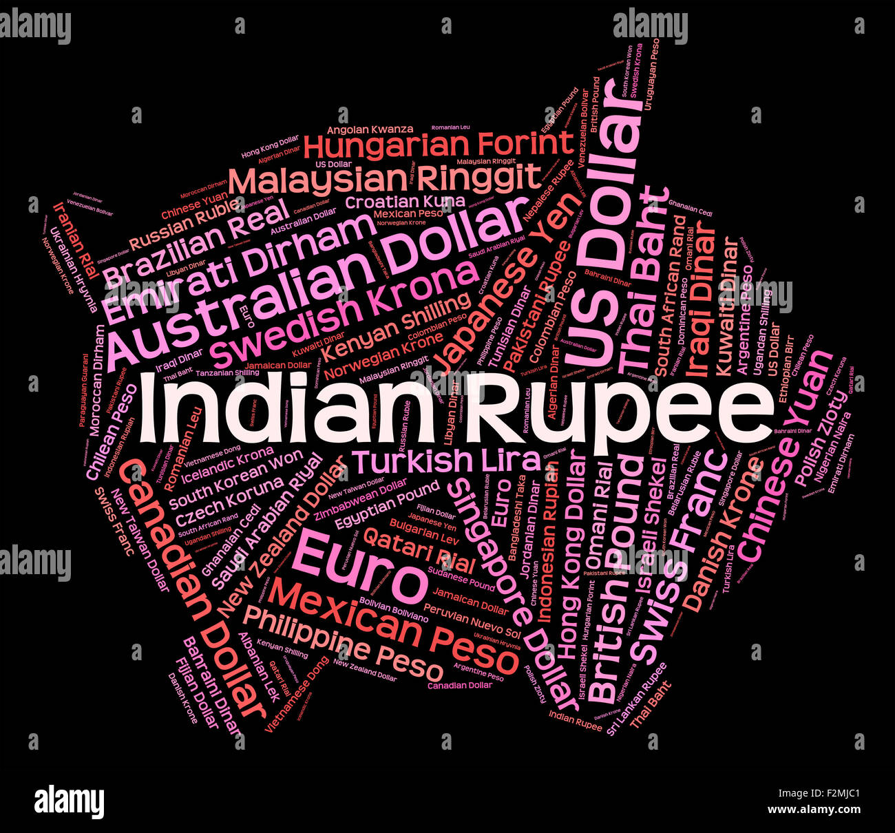 Indian Rupee Indicating Forex Trading And Text Stock Photo - Alamy