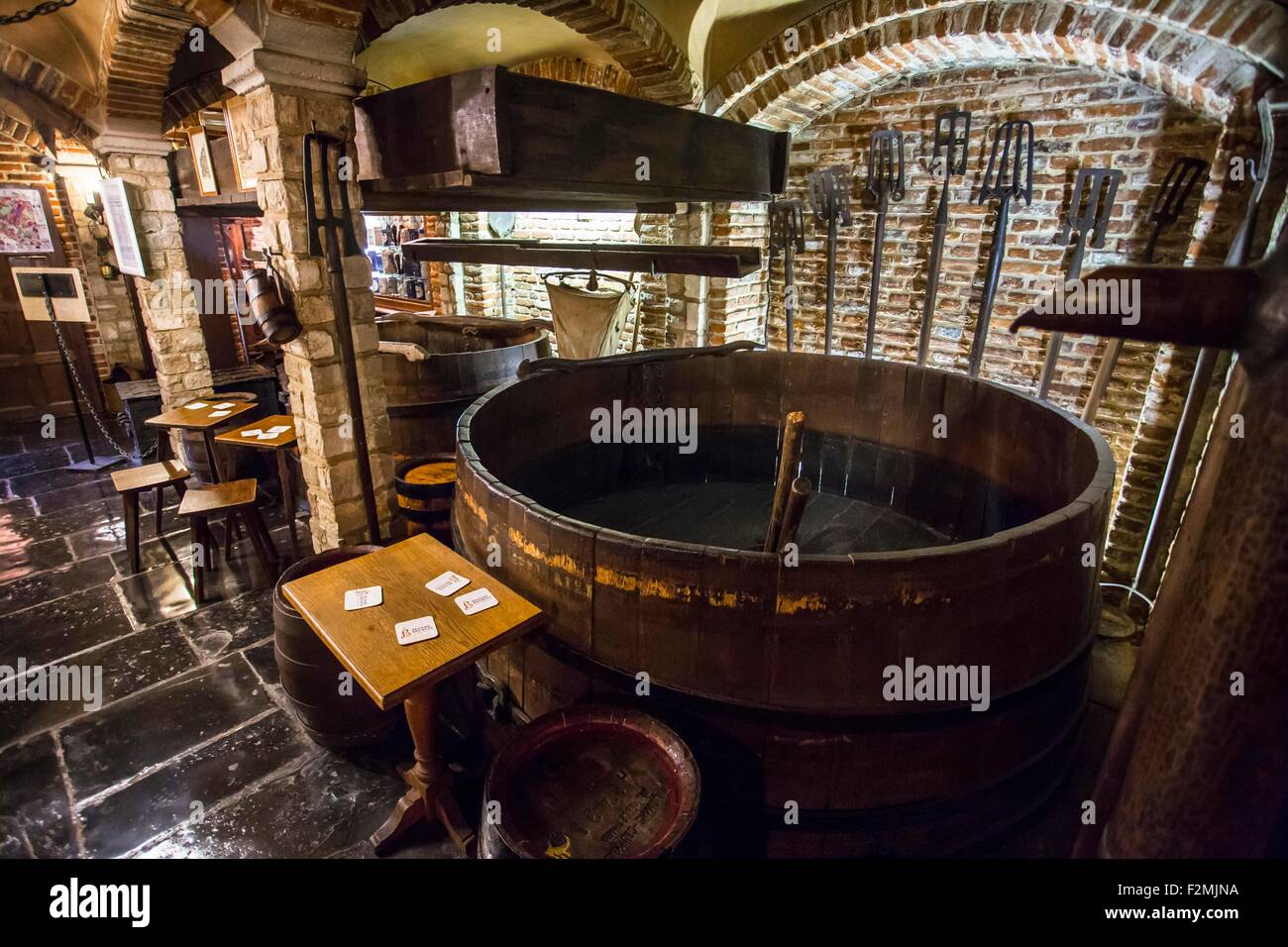 Brewery museum in Brussels Stock Photo - Alamy