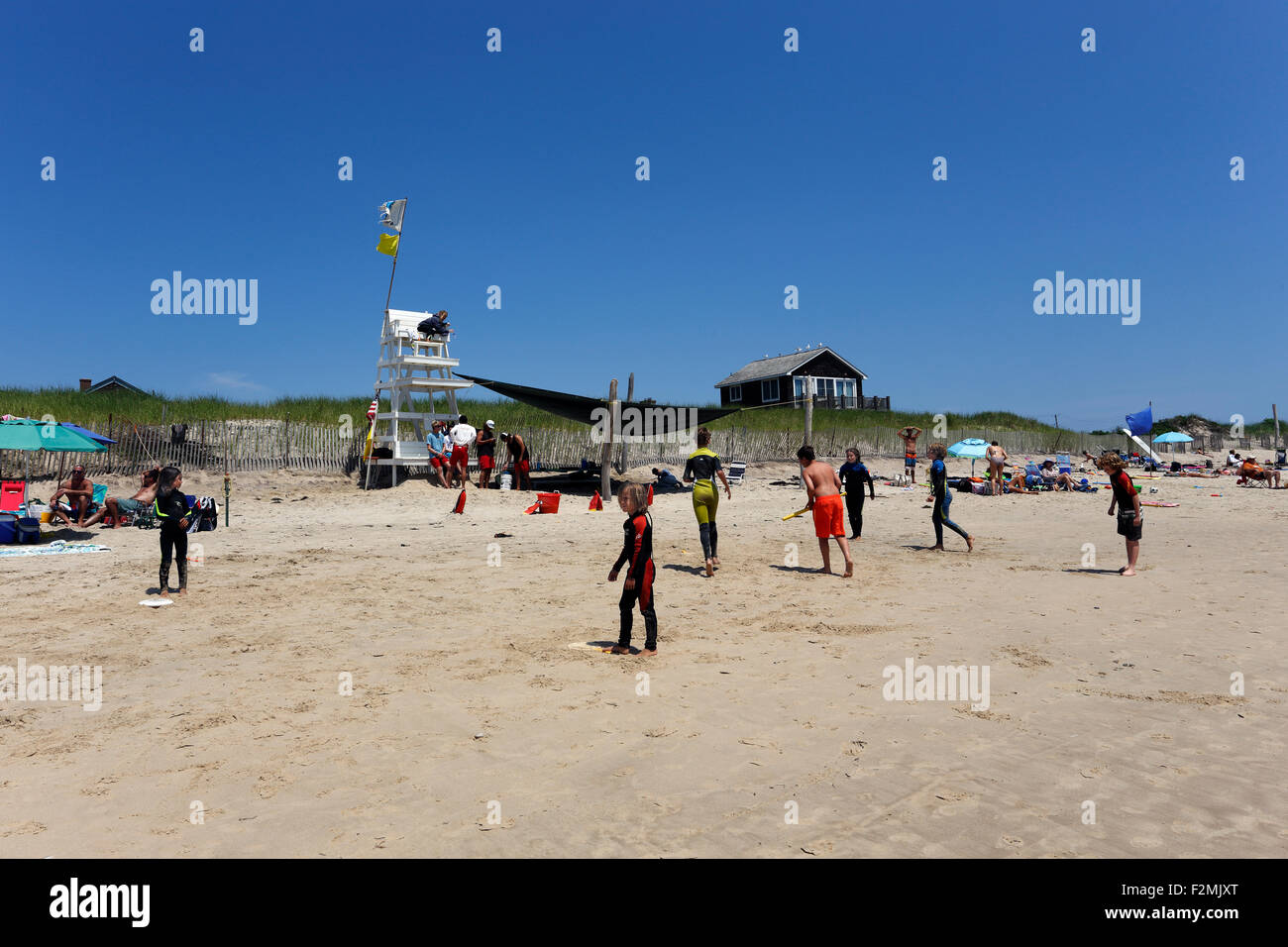 Ditch Plains Beach Montauk Long Island New York Stock Photo - Alamy
