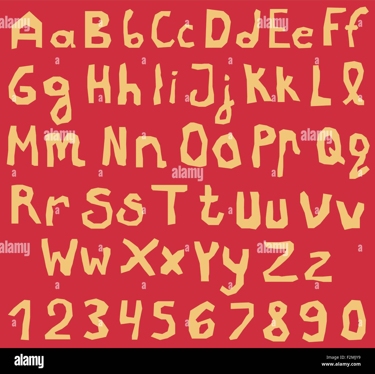 Graffiti alphabet red Stock Vector Images - Alamy