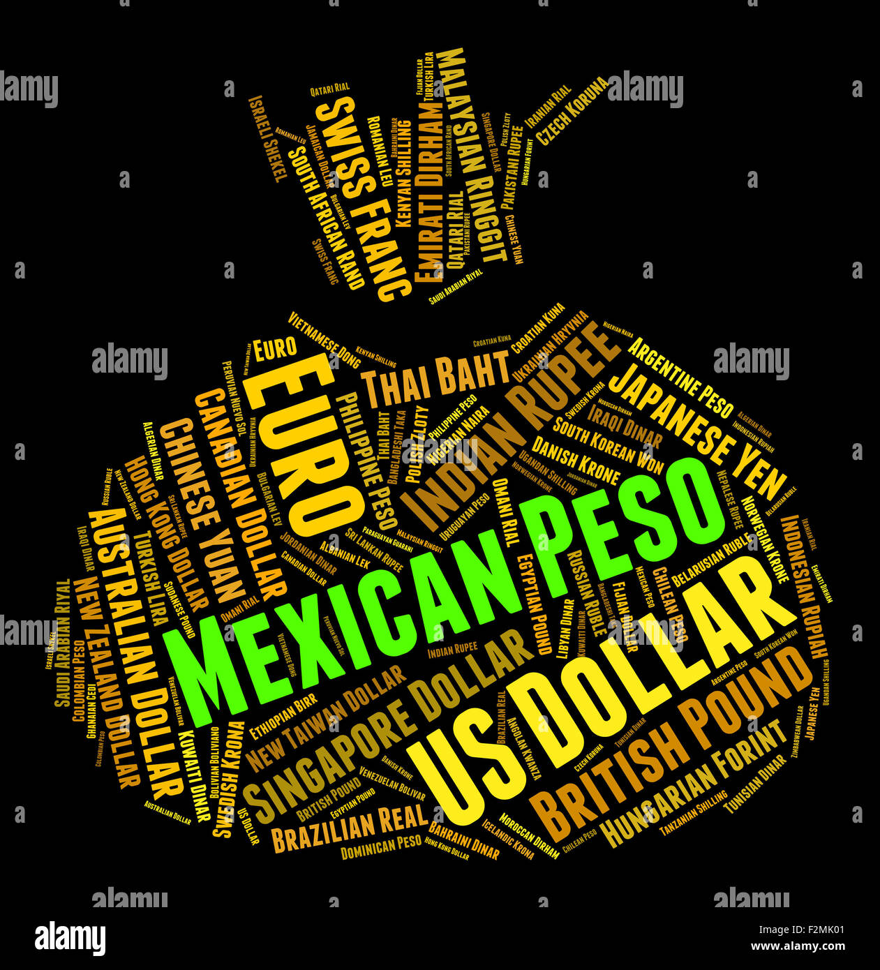 Mexican Peso Representing Forex Trading And Pesos Stock Photo - Alamy