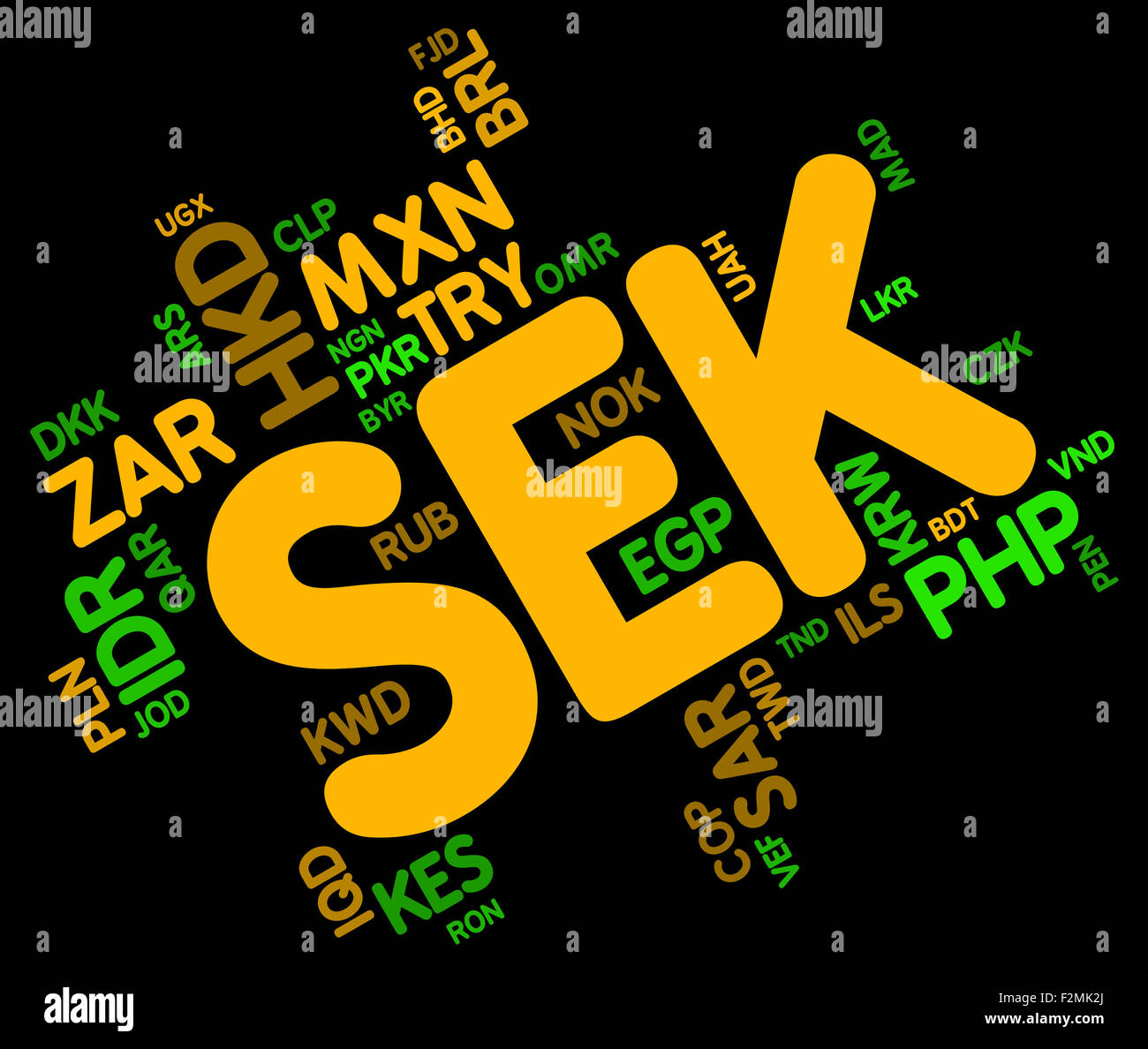 Sek Currency Showing Forex Trading And Banknote Stock Photo - Alamy