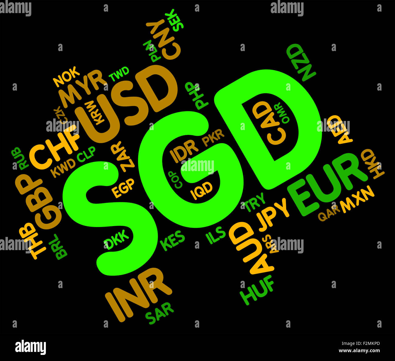 Sgd Currency Showing Singapore Dollars And Singaporean Stock Photo - Alamy