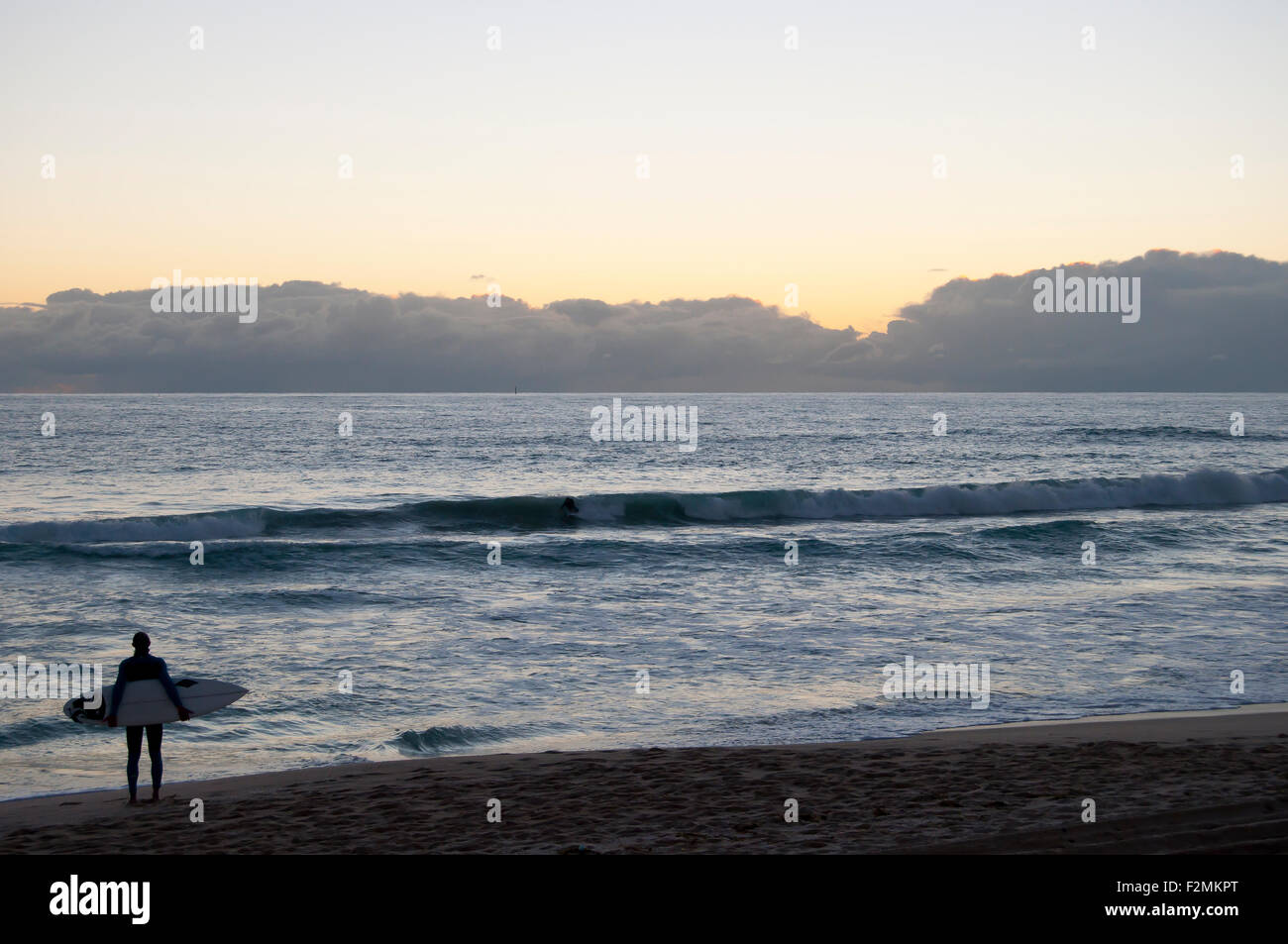 Sunset - Trigg Beach - Australia Stock Photo - Alamy